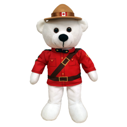 RCMP SERGEANT POLAR BEAR STUFFIE – Oh Canada WPG