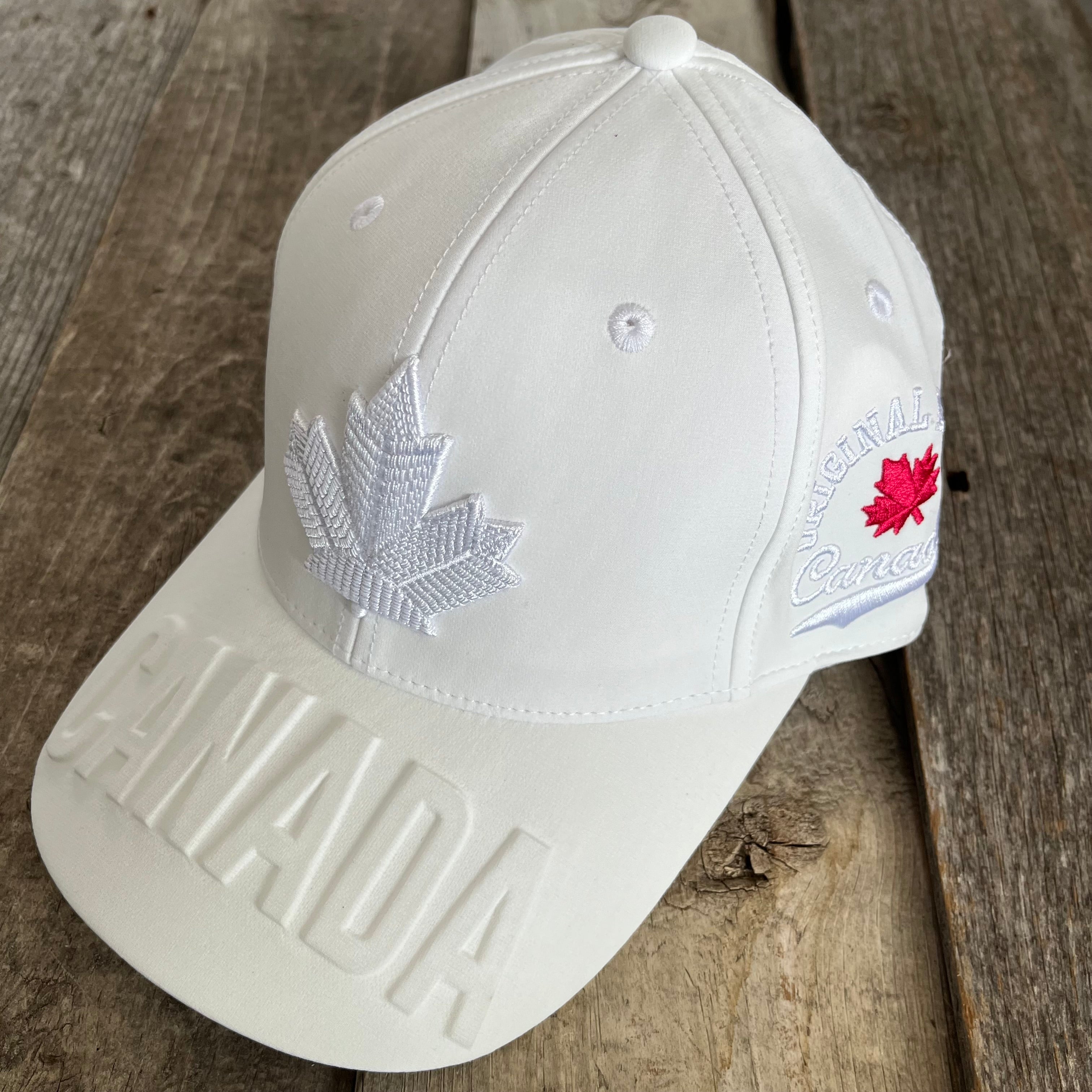 EMBOSSED 3D MAPLE LAEF HAT – Oh Canada WPG
