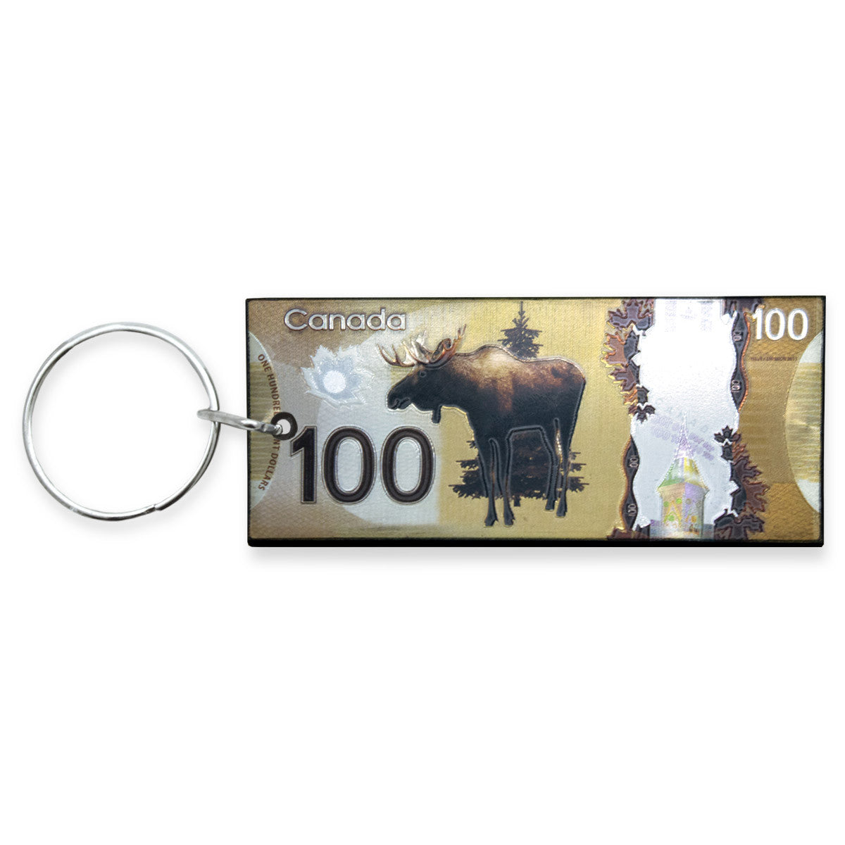 $100 BILL KEYCHAIN – Oh Canada WPG